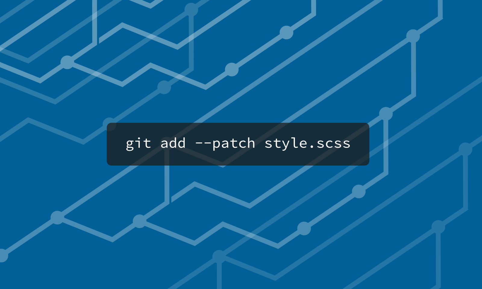Gitで編集したファイルの1部分だけをコミットする方法 | Rriver